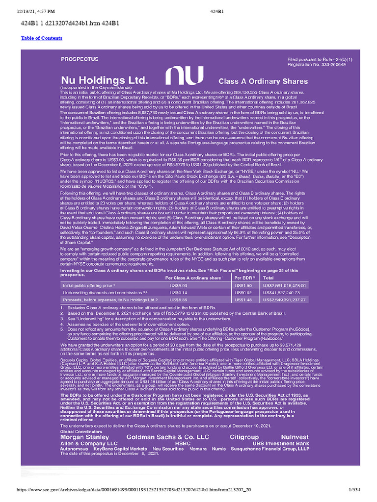 Final Prospectus | PDF | Initial Public Offering | Securities (Finance)