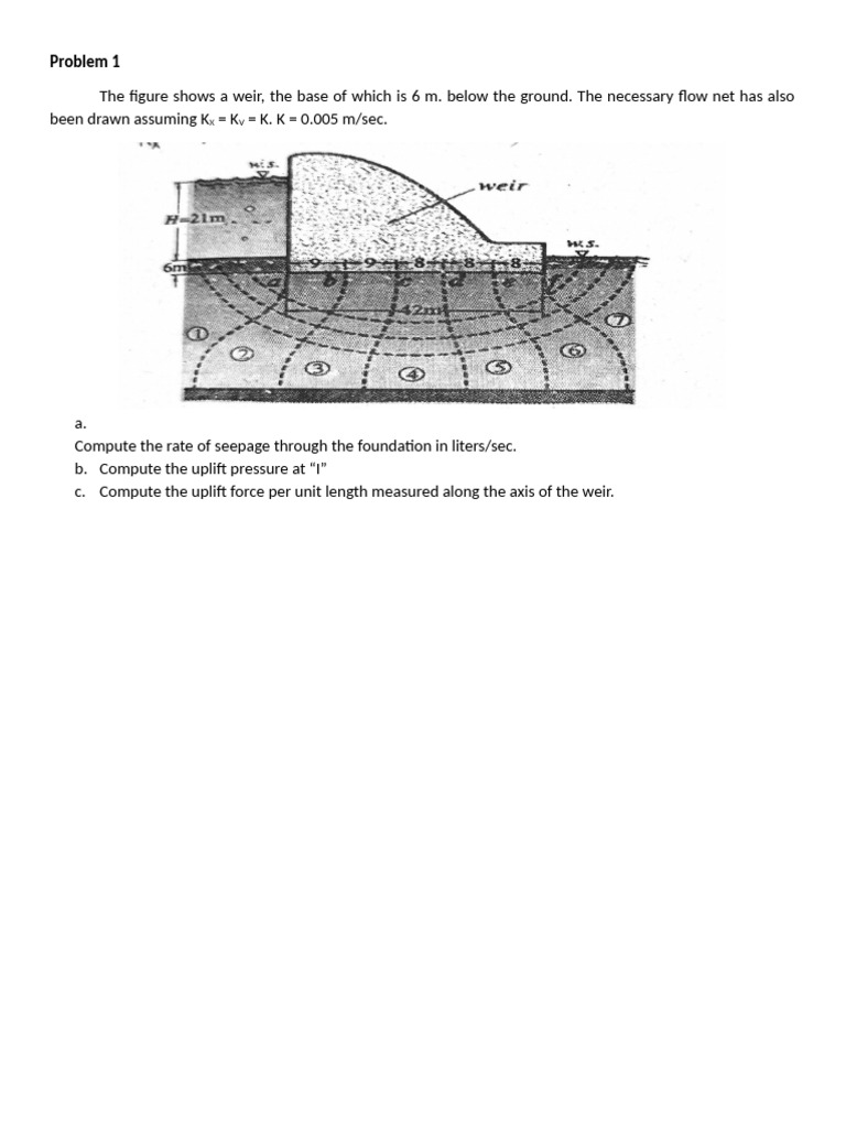 VII- Flow Nets | PDF | Stress (Mechanics) | Soil Mechanics