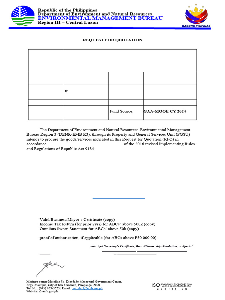 EMB 3 | PDF | Specification (Technical Standard) | Business