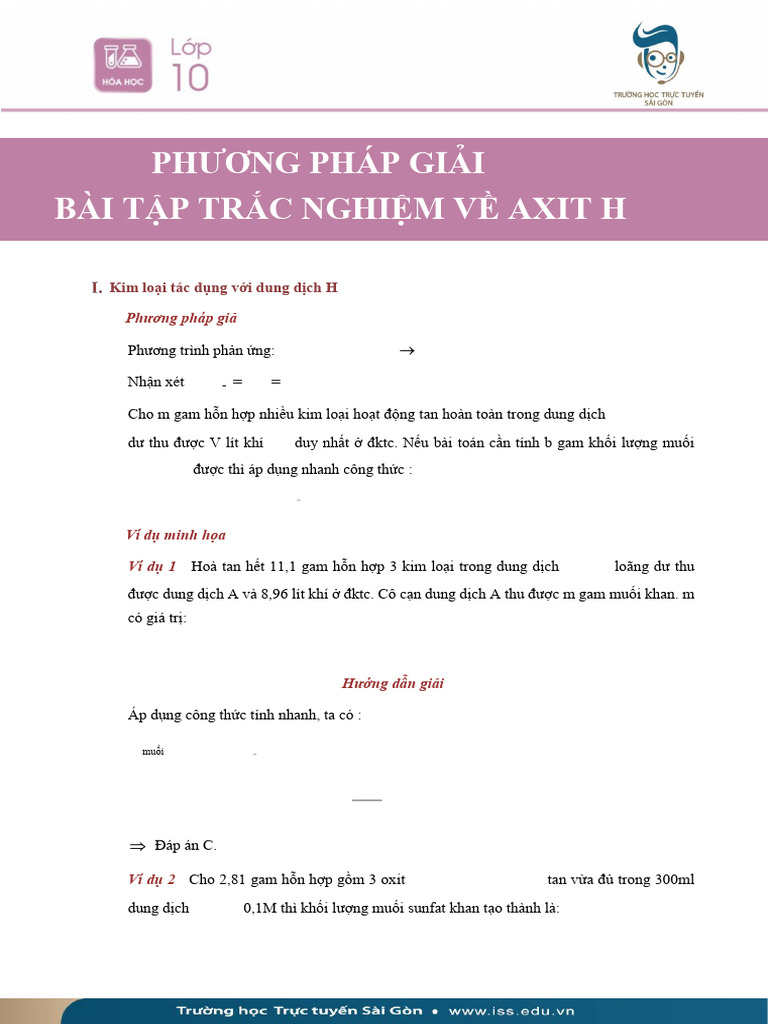 2.Hoa.10_PPGiaiBTH2SO4 | PDF