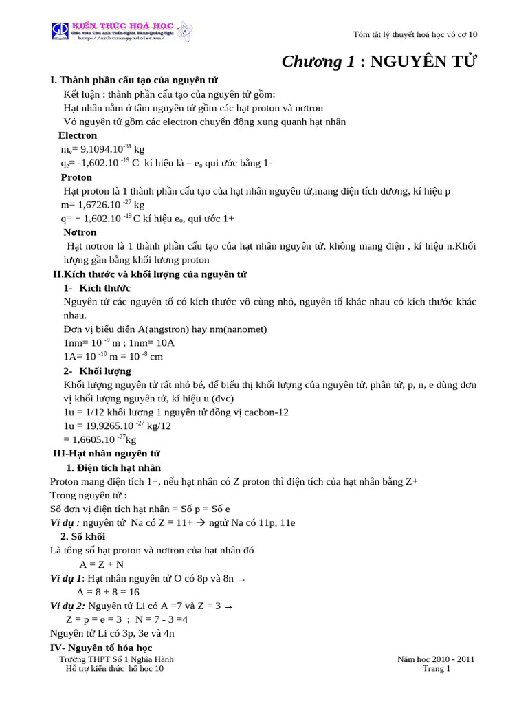 94097588-Tom-Tat-Ly-Thuyet-10 | PDF