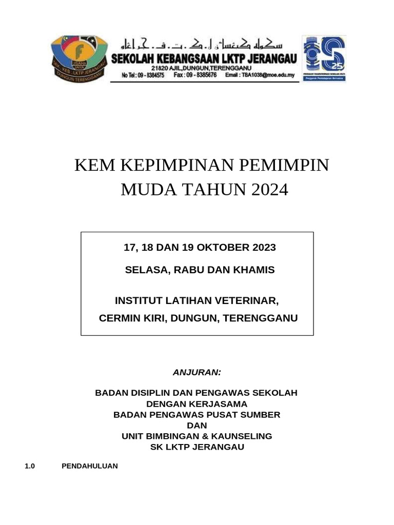 Kem Kepimpinan Muda 2024 | PDF