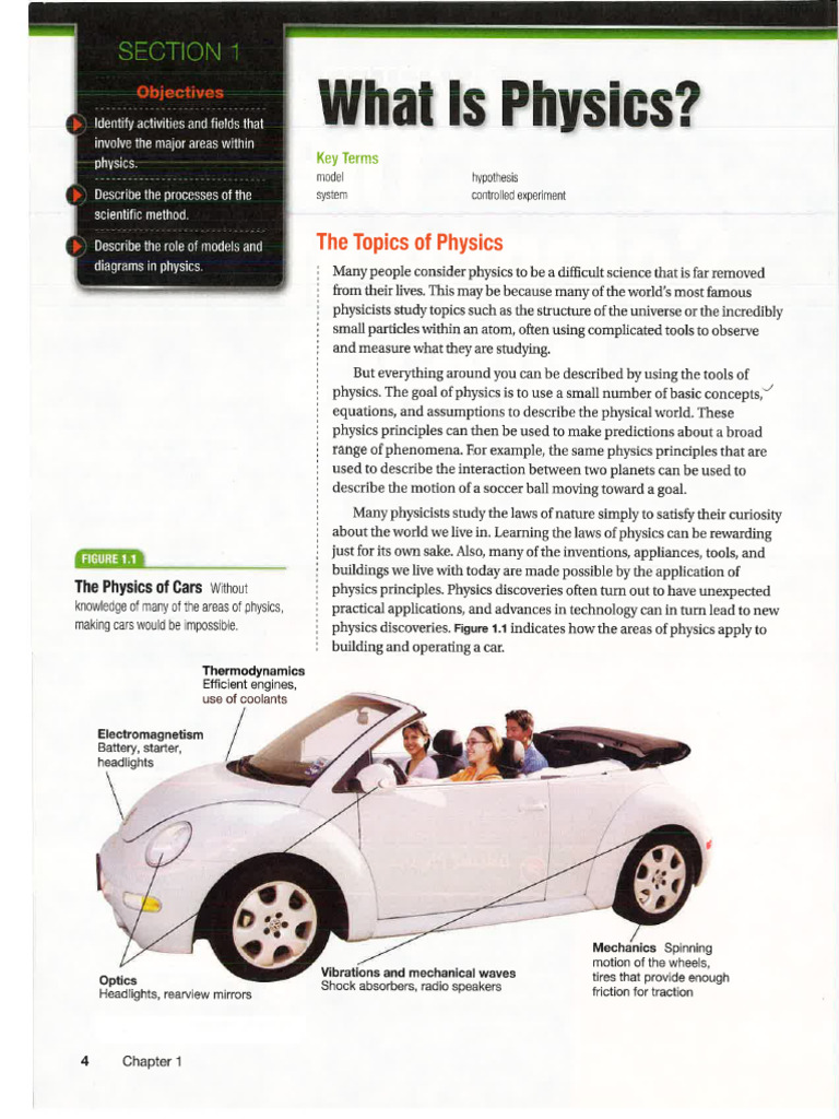 HOLT McDougal Physics Section 1 | PDF