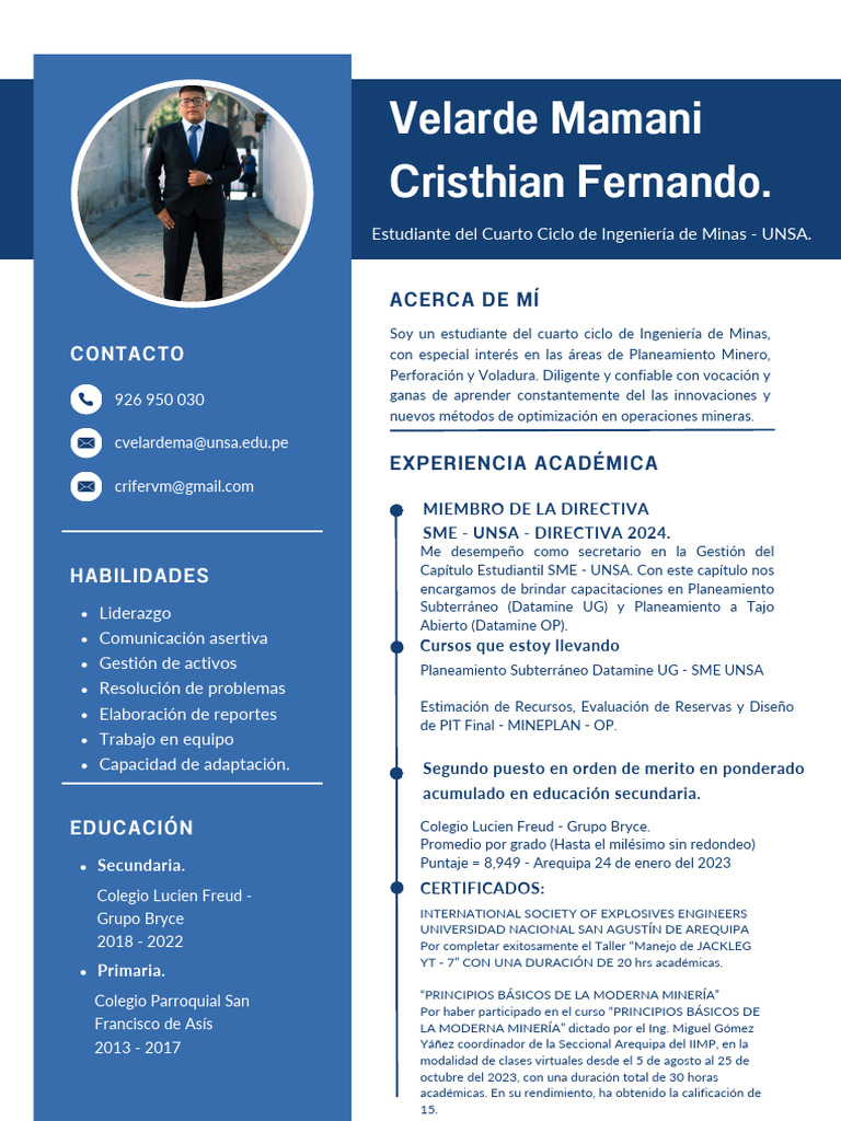CV - Fernando Velarde | PDF