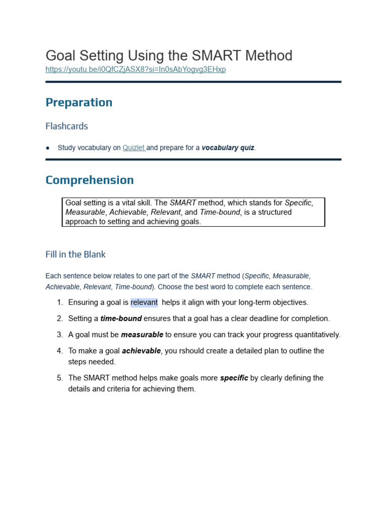 W10 Worksheet | PDF