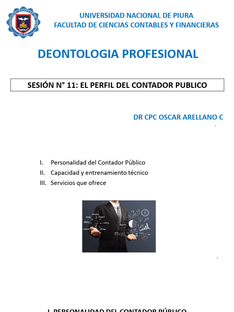 s11 - Perfil Del Contador P-Blico | PDF | Contabilidad | Contador