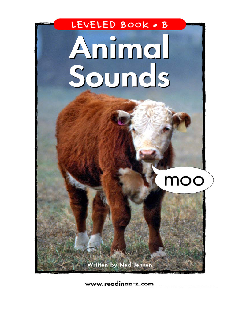 A to Z Animal Sounds for Kids | PDF | Domesticated Animals