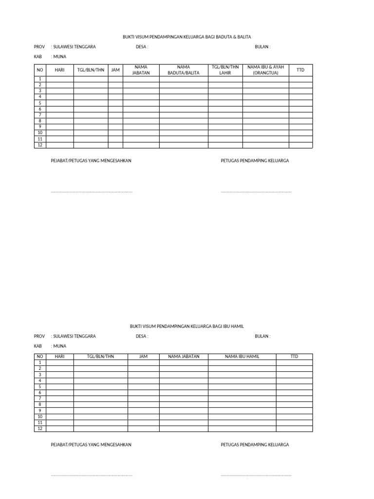 FILE BUKTI VISUM TPK | PDF