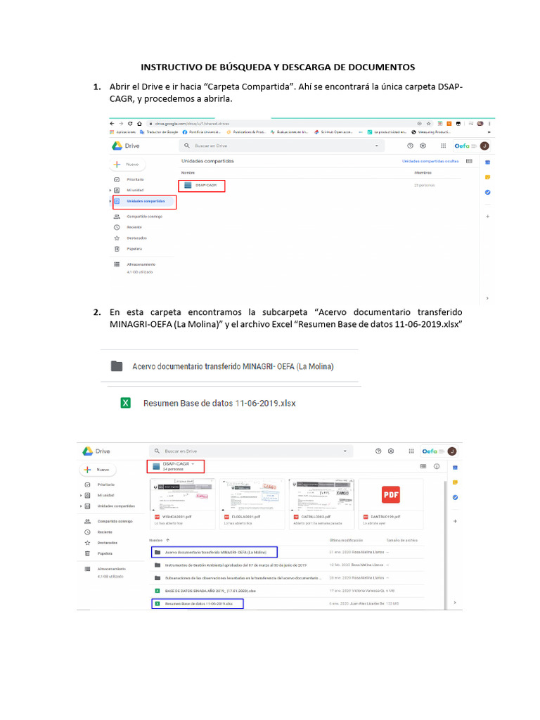 INSTRUCTIVO | PDF | Informática