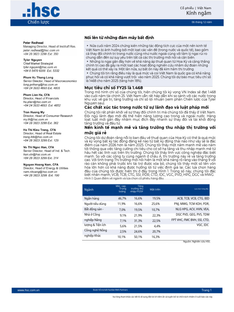 Chiến Lược 2025 HSC | PDF