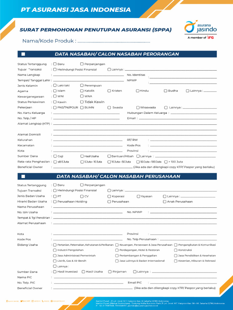 SPPA Asuransi Jasindo Travel Insurance | PDF