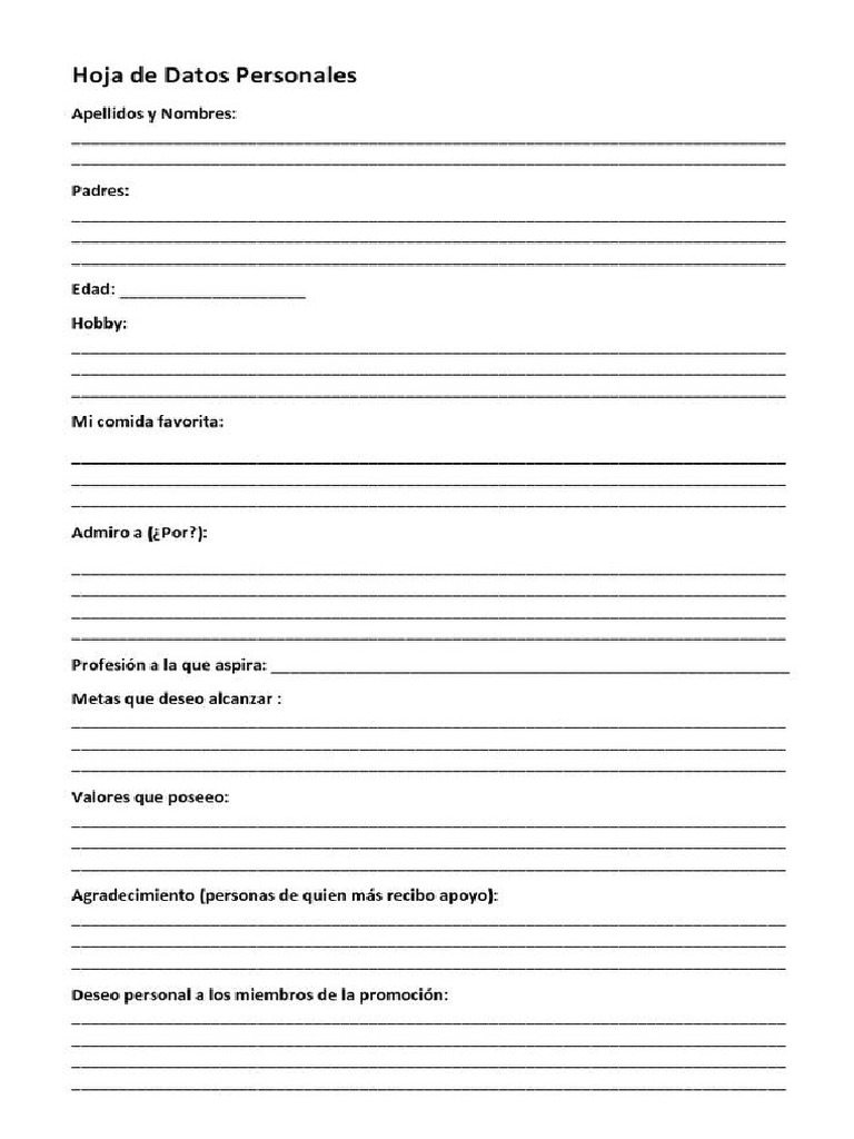 Datos para Ingresar Al Local Promocion 5 Años 2024 | PDF