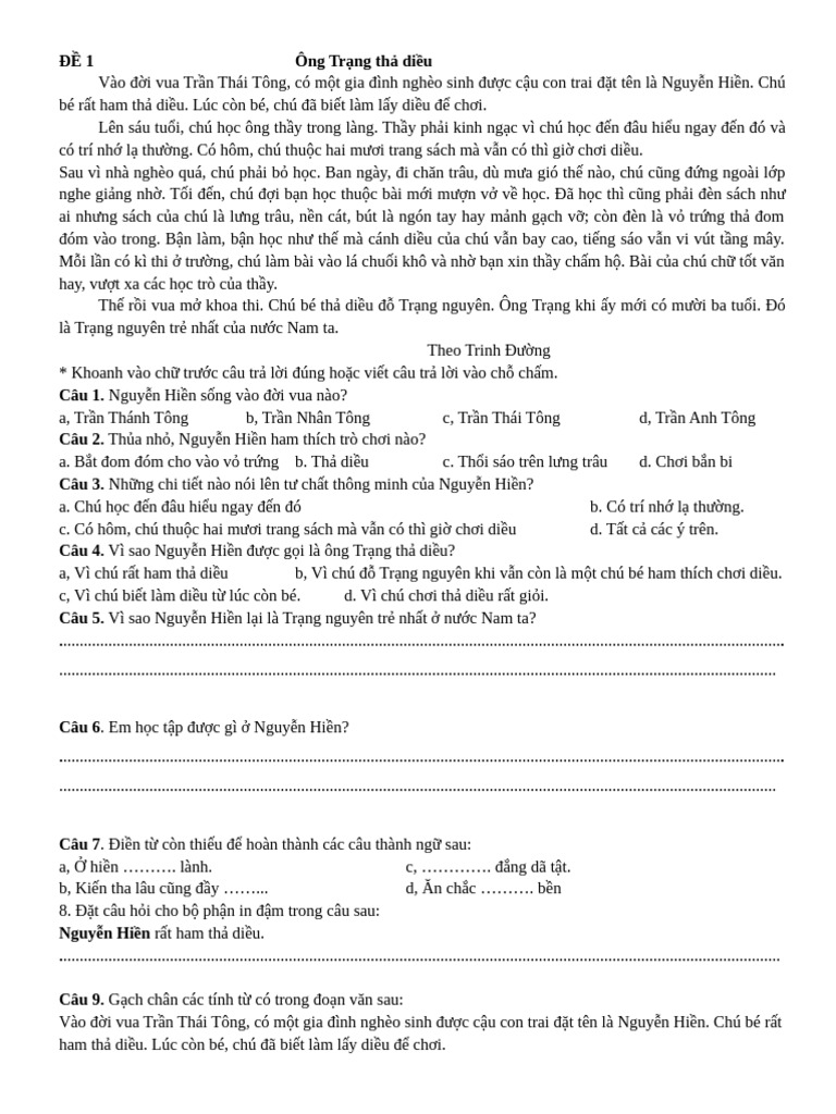 TV 4 ck1 Đe 1 3 | PDF