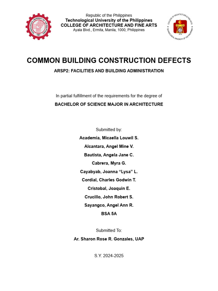 Common Building Construction Defects | PDF | Concrete | Paint