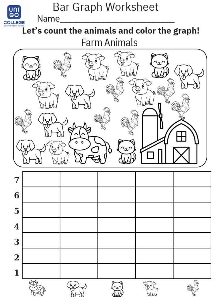 Bar Graph Worksheet PDF | PDF