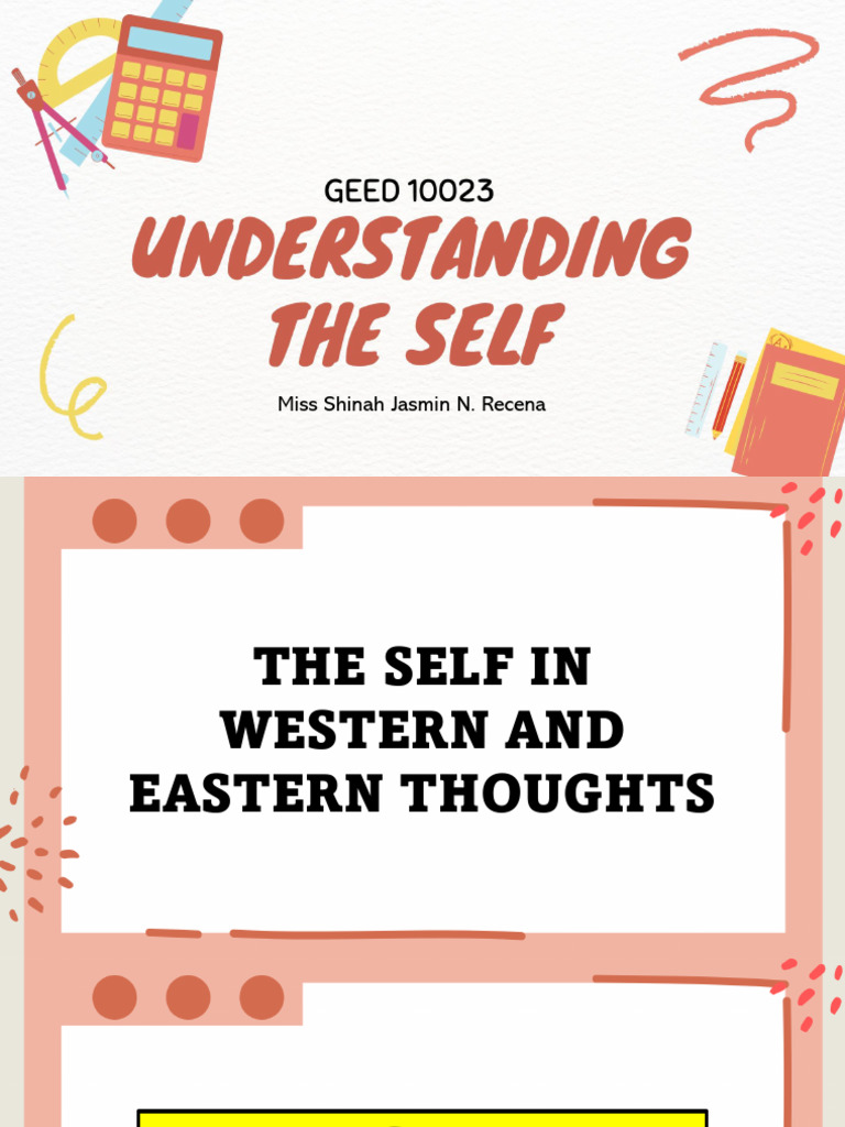 Lesson 4 - The Self in Western and Eastern Thoughts | PDF