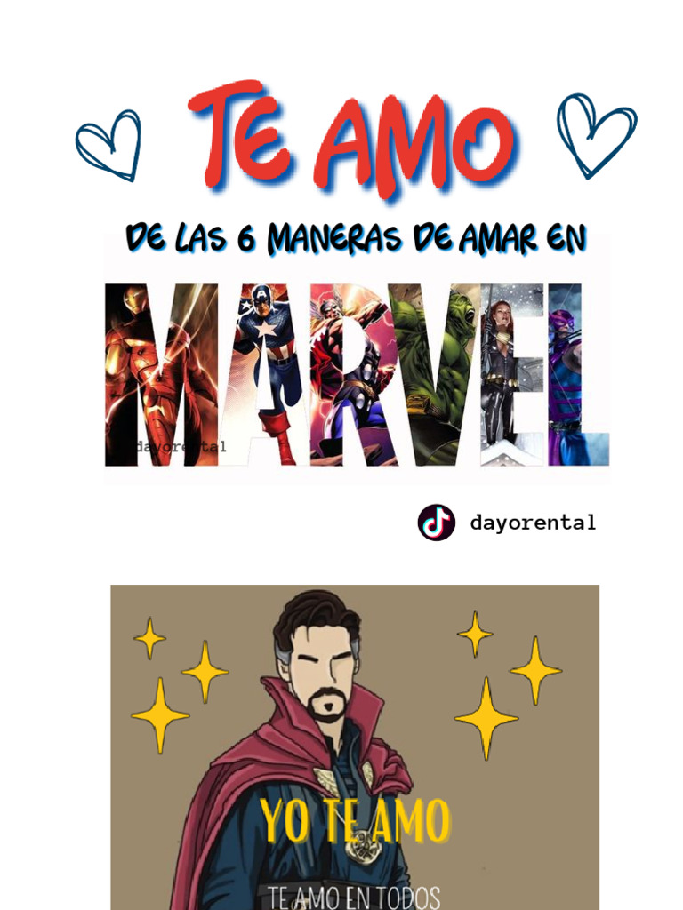Marvel 6 Maneras Love Dayorental Pdf