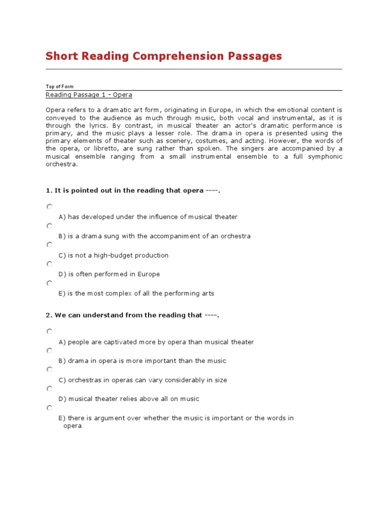 Beginner English Reading Passages | PDF | First Language | Multilingualism