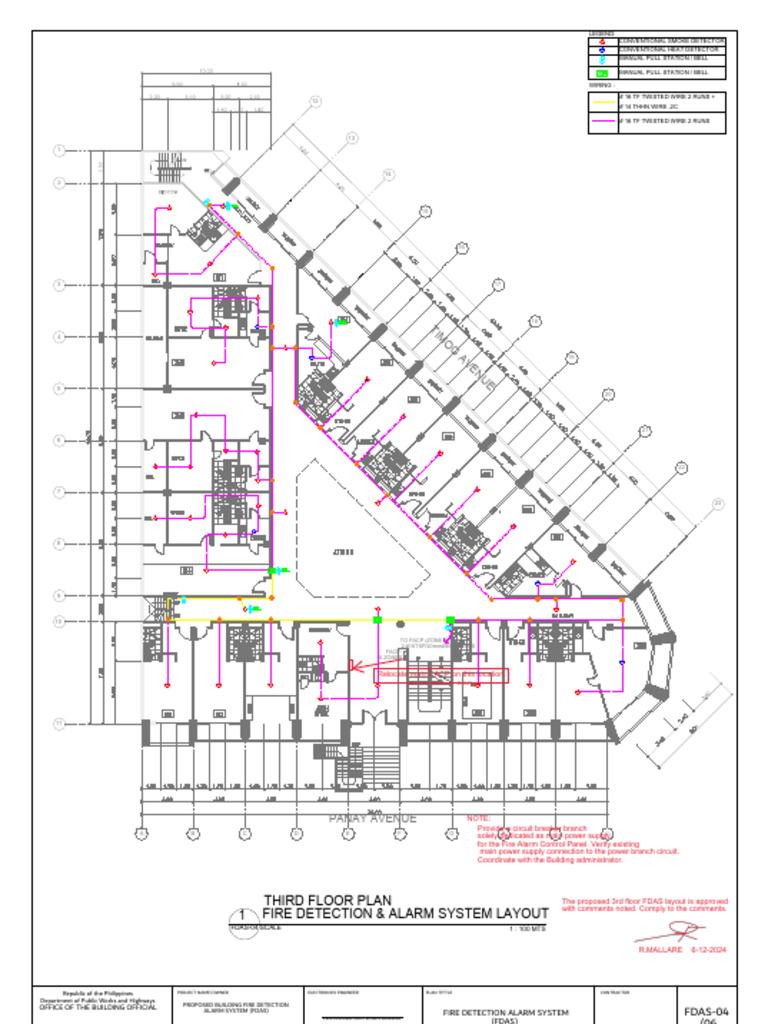 PASDA-3F-FDAS-DESIGN-LAYOUT-with-comment | PDF | Building Automation ...