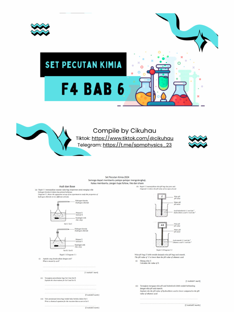 F4 Bab 6 Set Pecutan CikuHau | PDF