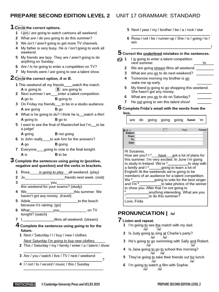 Grammar Exercises for Unit 17 | PDF | Language Mechanics | Syntax