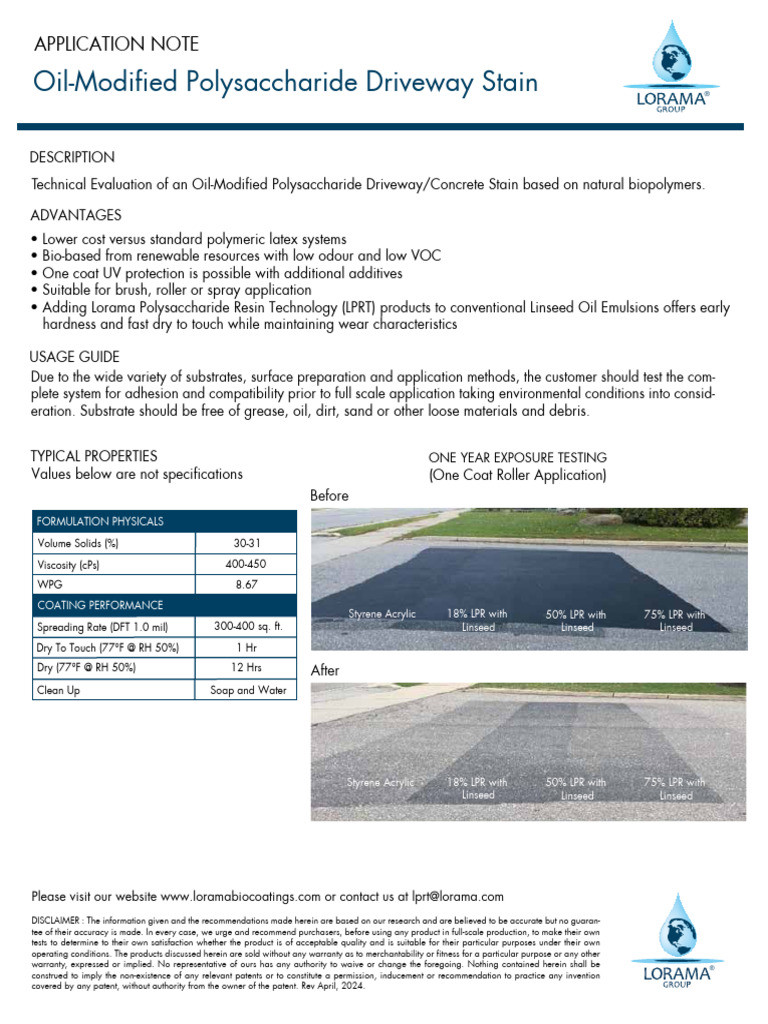 Oil Modified Driveway Stain 2024 | PDF | Acrylic Paint | Building ...