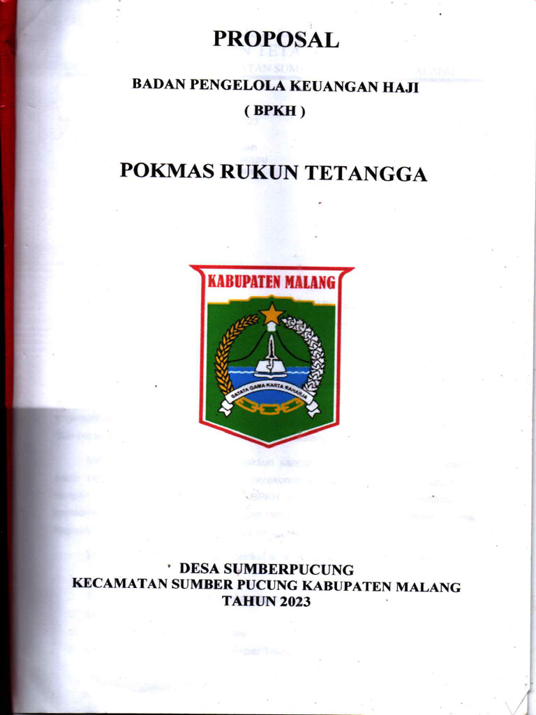 Proposal POKMAS RT - SB - PUCUNG | PDF