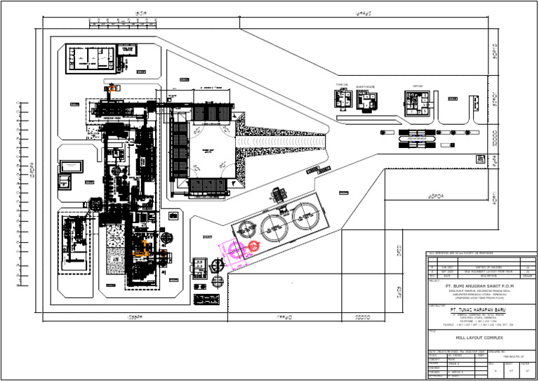 Diesel Genset and Tank Foundation Layout | PDF