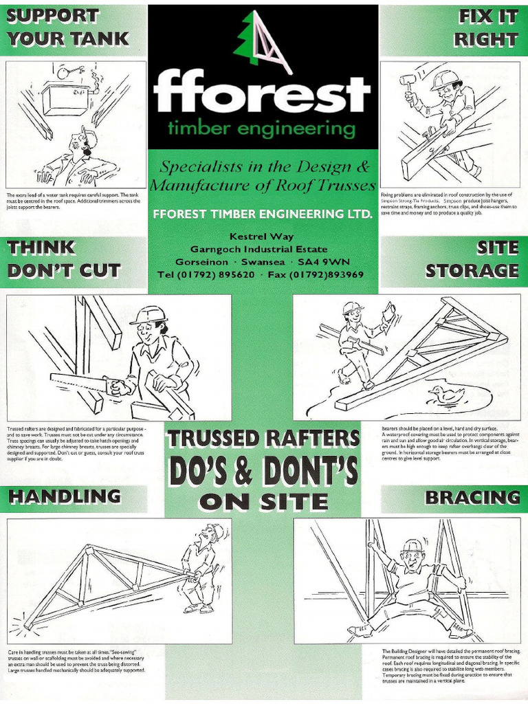 Roof Truss Handling | PDF