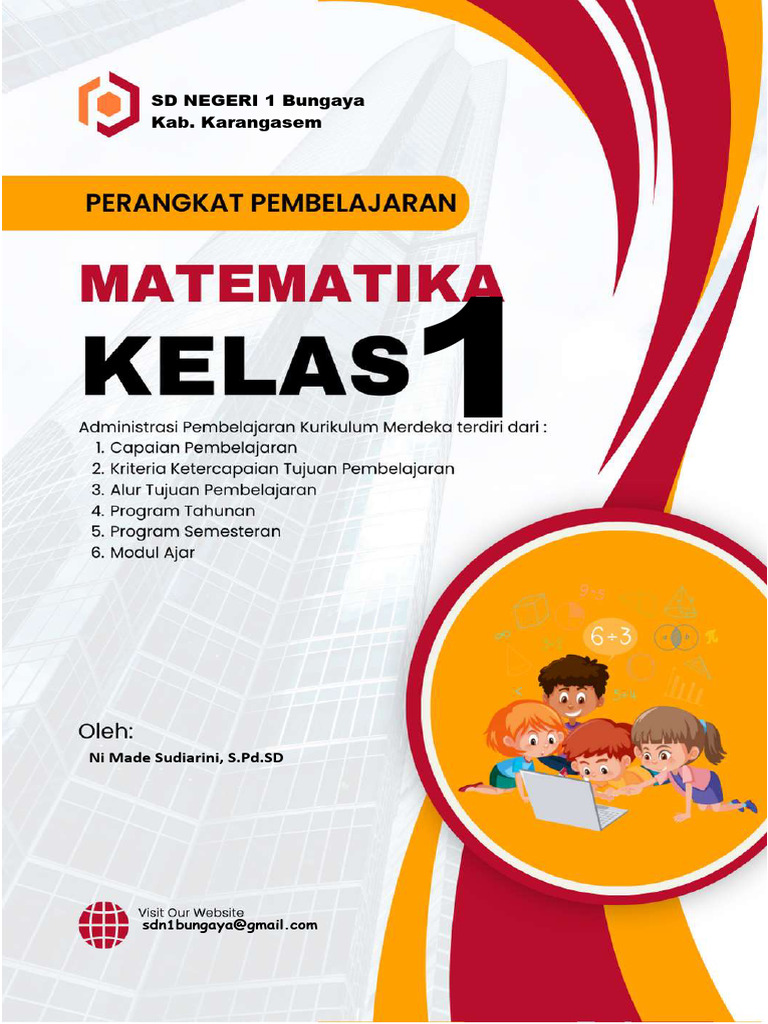 Perangkat Matematika Kelas 1 Kumer | PDF