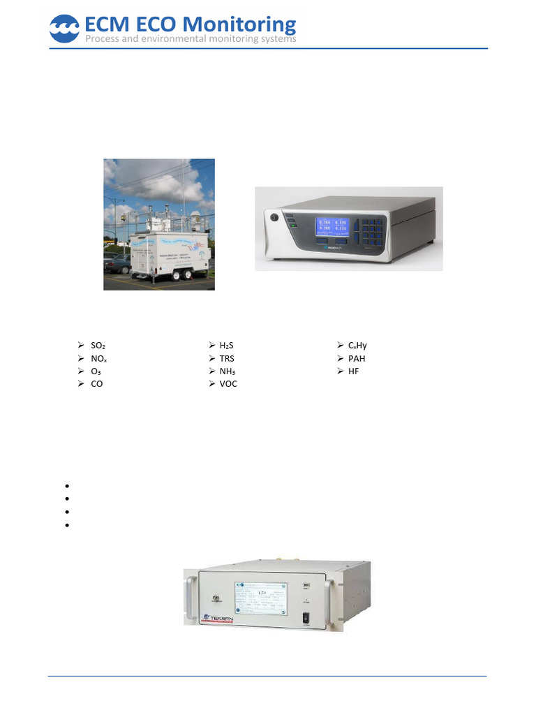 Ambient Air Monitoring Solutions | PDF | Atmosphere Of Earth | Pollution