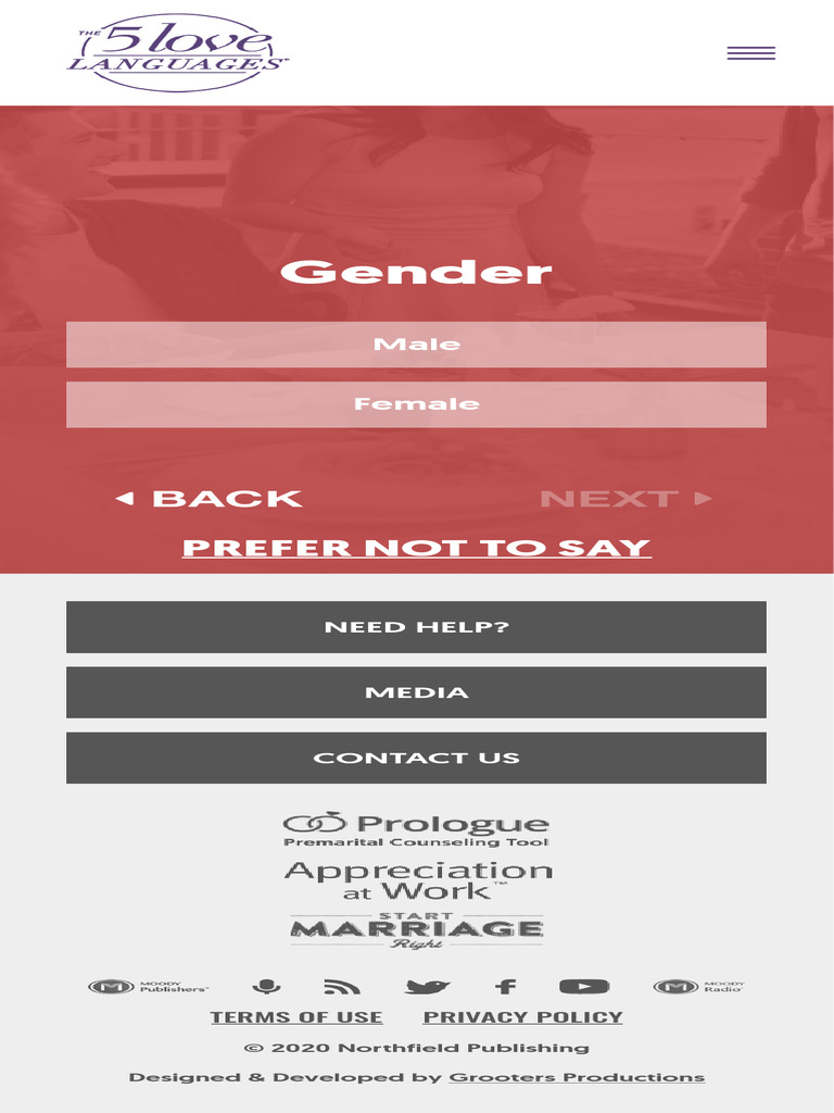 Singles Quiz - The 5 Love Languages® | PDF