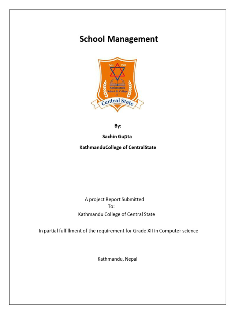 Student Management System | PDF | Computing | Information Technology