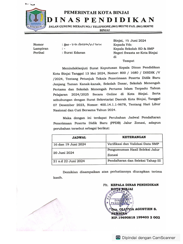 SE_Perubahan_Jadwal_Verifikasi_PPDB_Tahap_2 | PDF SE_Perubahan_Jadwal_Verifikasi_PPDB_Tahap_2 | PDF