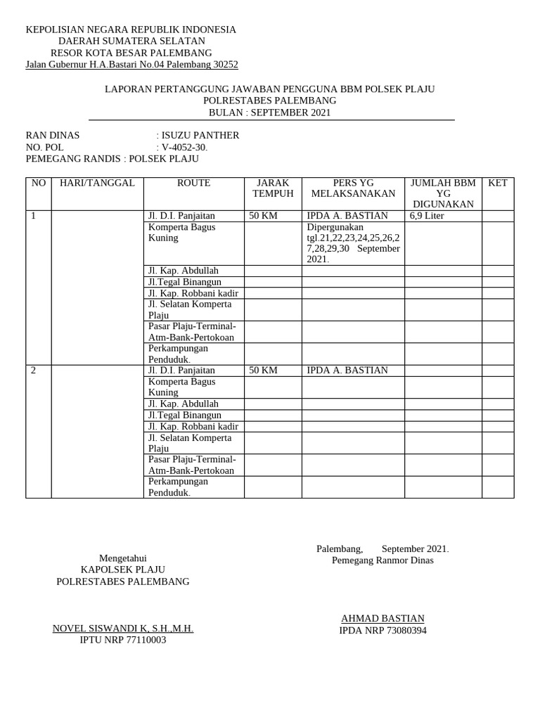 BBM Samapta 2021 | PDF