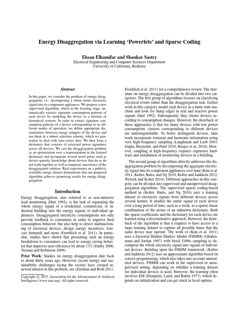13_ Energy Disaggregation via Learning Powerlets and Sparse Coding | PDF | Mathematical ...