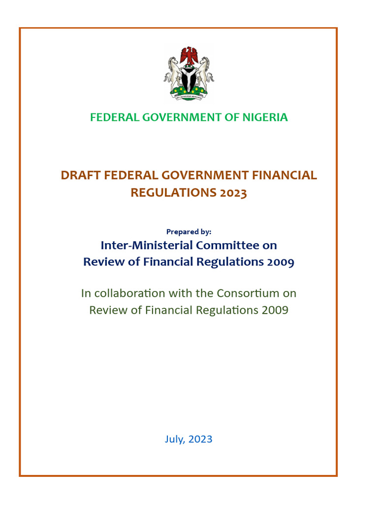 Draft FR 2023 Clean | PDF | Audit | Regulatory Compliance