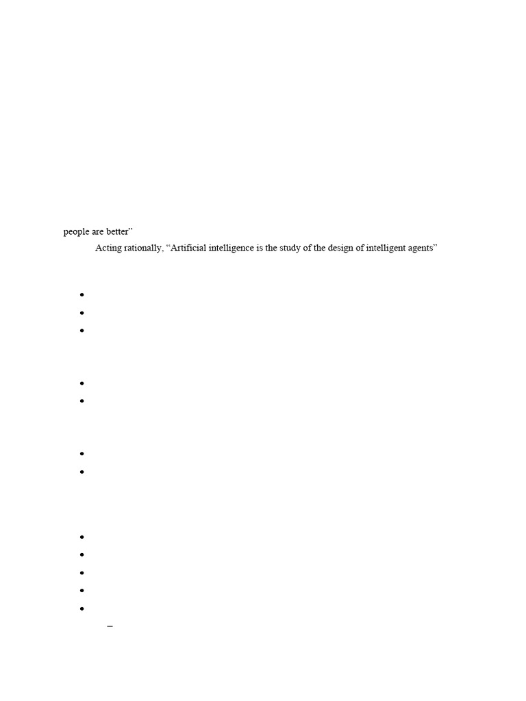 Aiml Notes Important | PDF | Thought | Artificial Intelligence