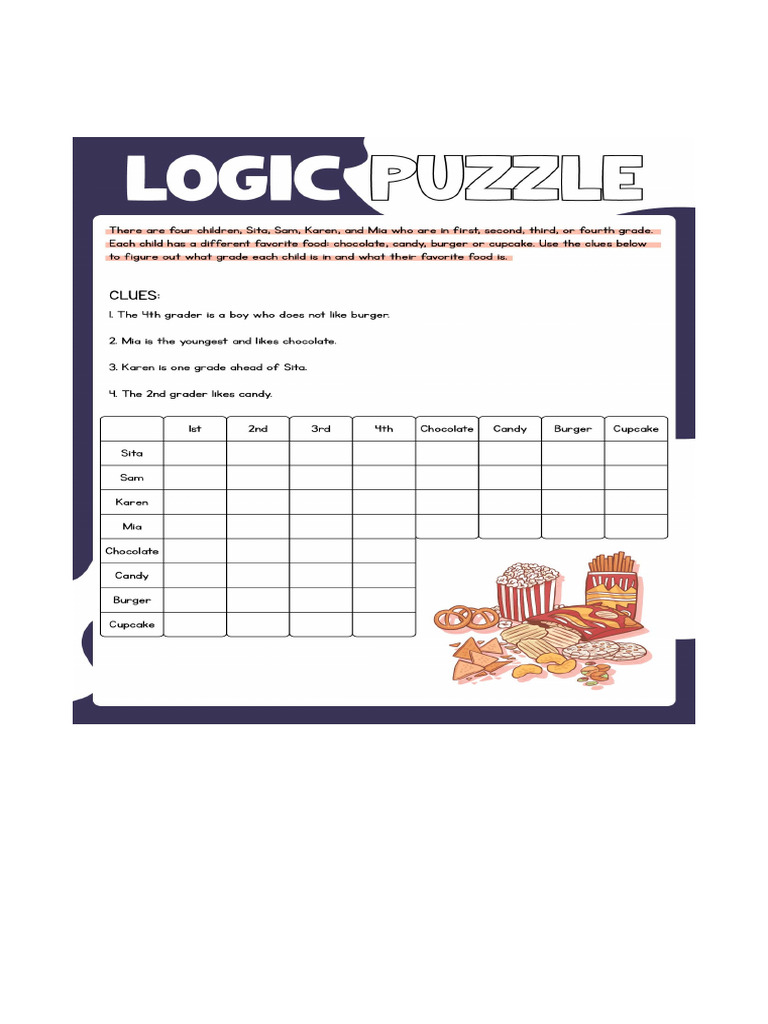 Printable Logic Letter Puzzle For Math Students 01n - 12411.jpg | PDF