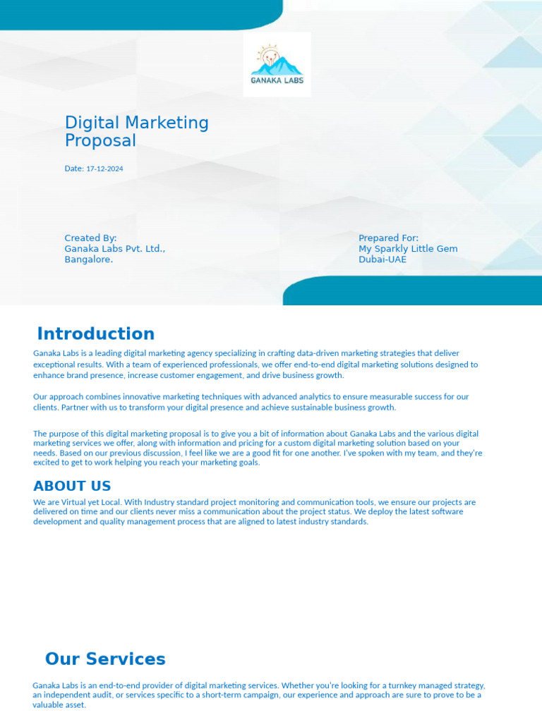 Digital Marketing Quotation MSLG | PDF | Digital Marketing | Search ...