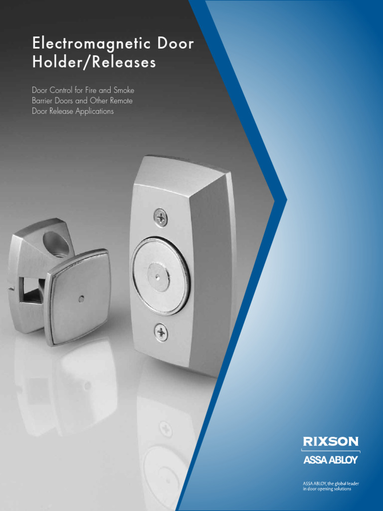 Rixson-Electromagnetic_Door_Holder | PDF | Alternating Current | Door