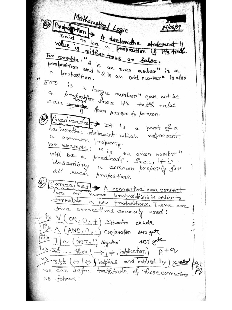 Mathematical Logic | PDF