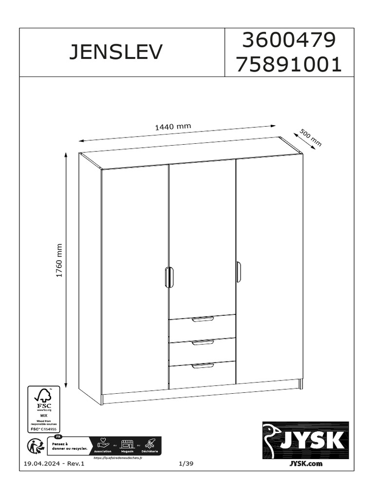 Jenslev Jysk Gaggenau Specifications | PDF