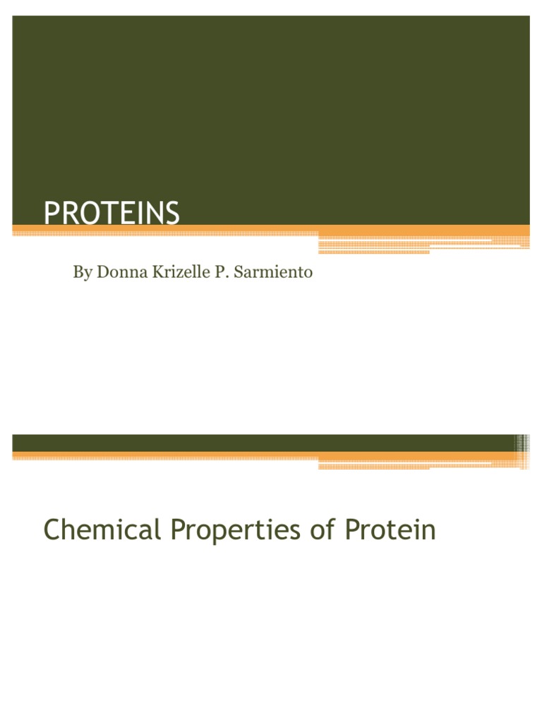 Biochem Protein Presentation | PDF | Amino Acid | Amine