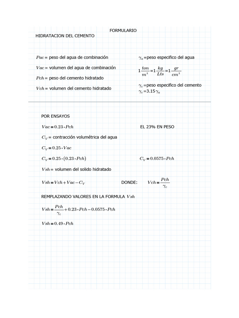 Formulario Ejercicios | PDF