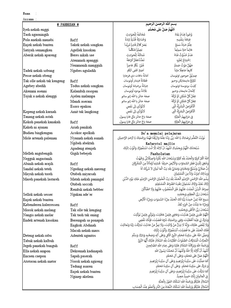 Iyeh nekah enggi | PDF