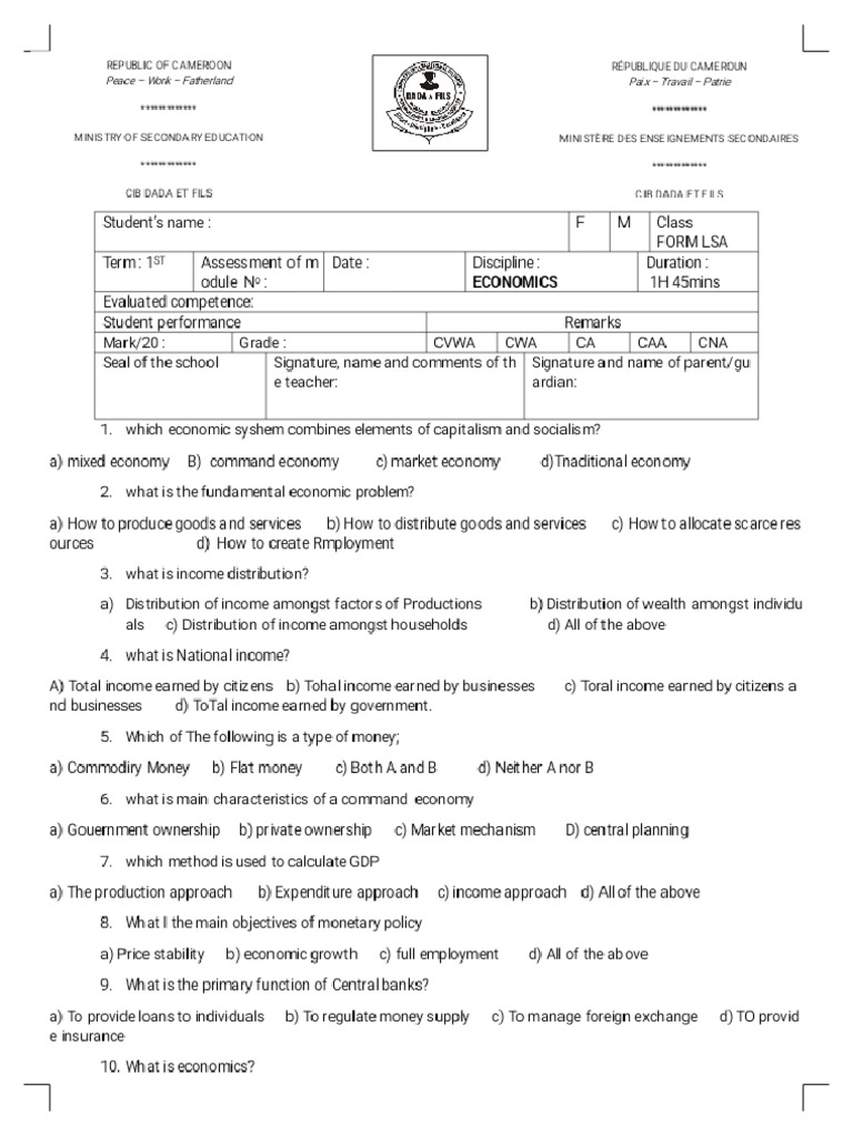 Econs LS DF - Phoenix | PDF
