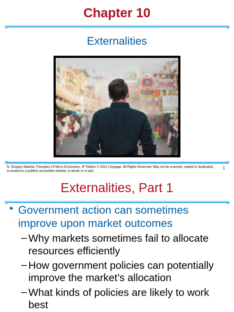 Chapter 10 Externalities_m (1) | PDF | Externality | Taxes