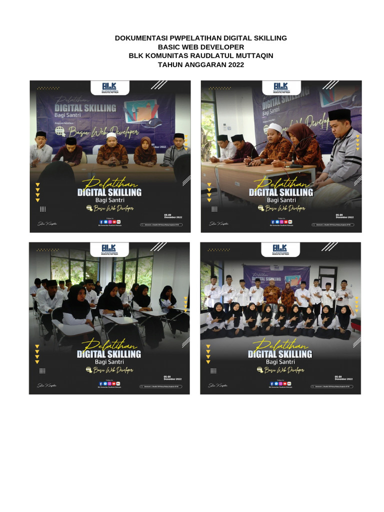 Dokumentasi Digital Skilling | PDF