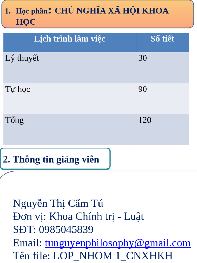 Gioi Thieu Mon Hoc | PDF